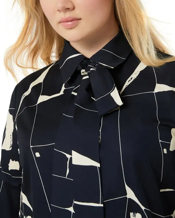 Marina Rinaldi Printed Cotton Shirt Dress