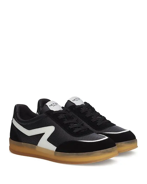 Rag & Bone Retro Court Sneakers - Black Suede