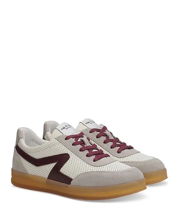 Rag & Bone Retro Court Sneakers - White Deep Plum
