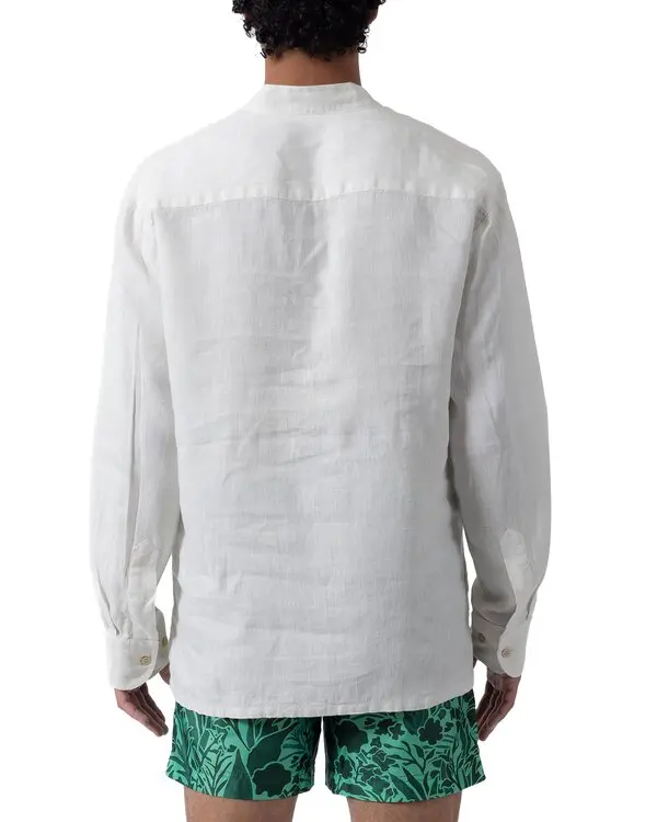 PRINCE & BOND Edward Linen Shirt - Off White