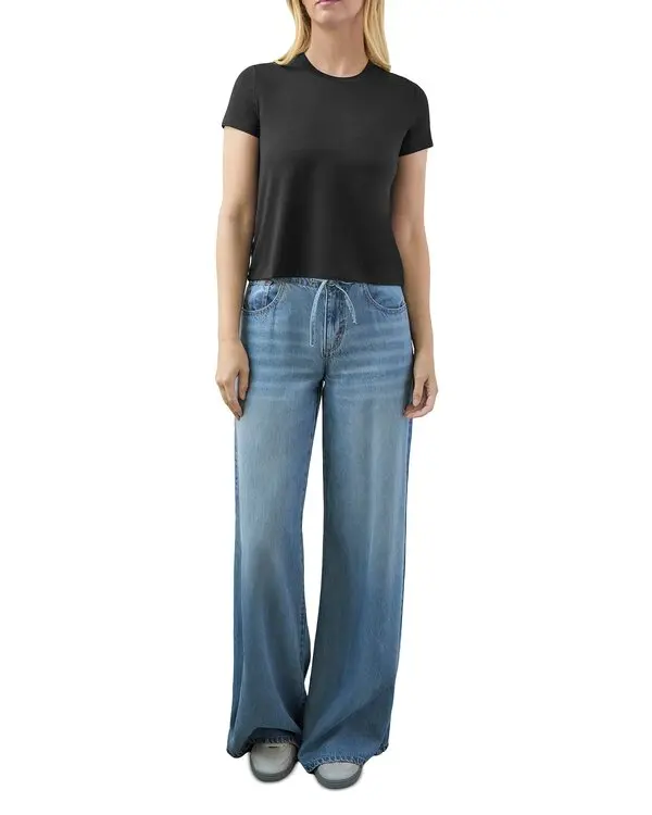 Splendid Tyra Crewneck Tee - Black