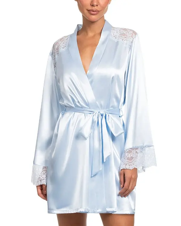 IN BLOOM BY JONQUIL Satin Wrapper Robe