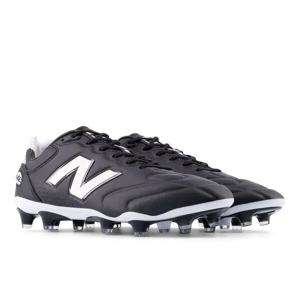 NEW BALANCE 442 Elite Fg V3 - Black 100 With Nb 103 White And Fire Cracker