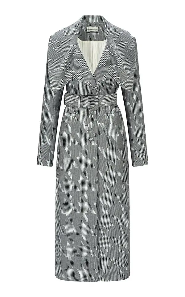 JULYCOLUMN Kiwa Jacquard Coat