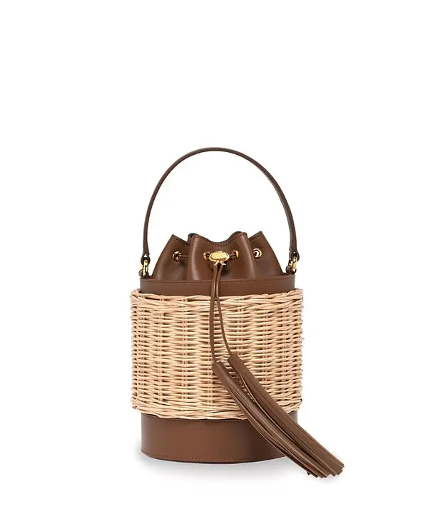 GIANVITO ROSSI Crossbody Cestino Bag - Brown Leather