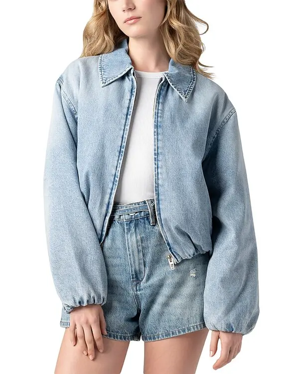 Blanknyc Denim Bomber Jacket