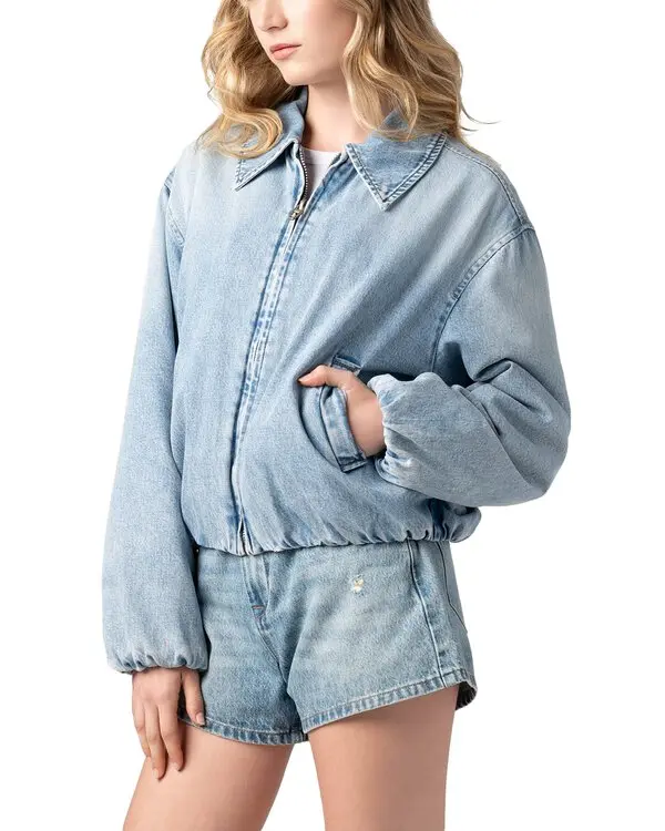 Blanknyc Denim Bomber Jacket