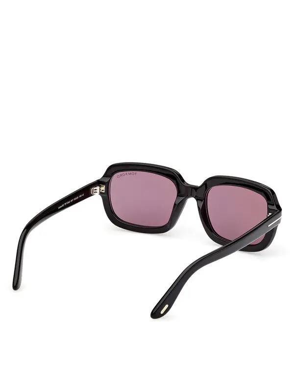 TOM FORD Rectangular Sunglasses, 53mm