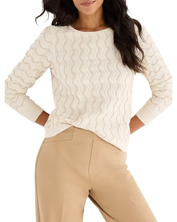 NIC+ZOE Alto Pullover Sweater - Neutral Multi