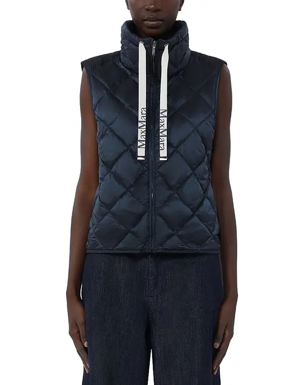 Max Mara Tregic Down Vest - Midnight Blue