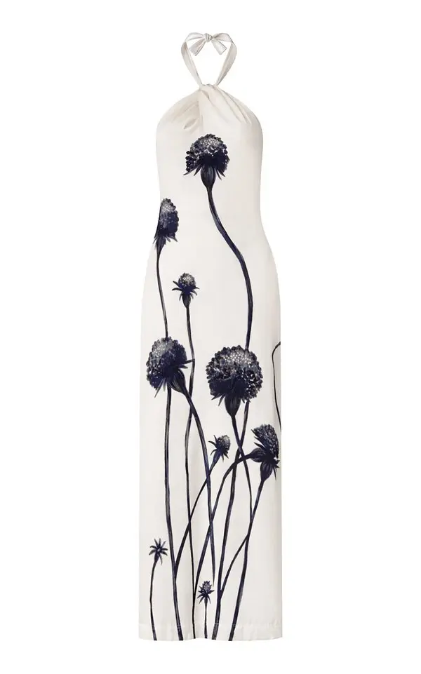 ANDRES OTALORA Tiempo Interior Embellished Maxi Dress - Print