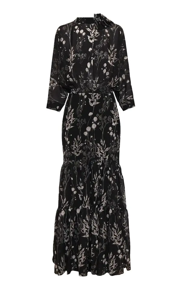 ANDRES OTALORA Un Poco Printed Maxi Dress