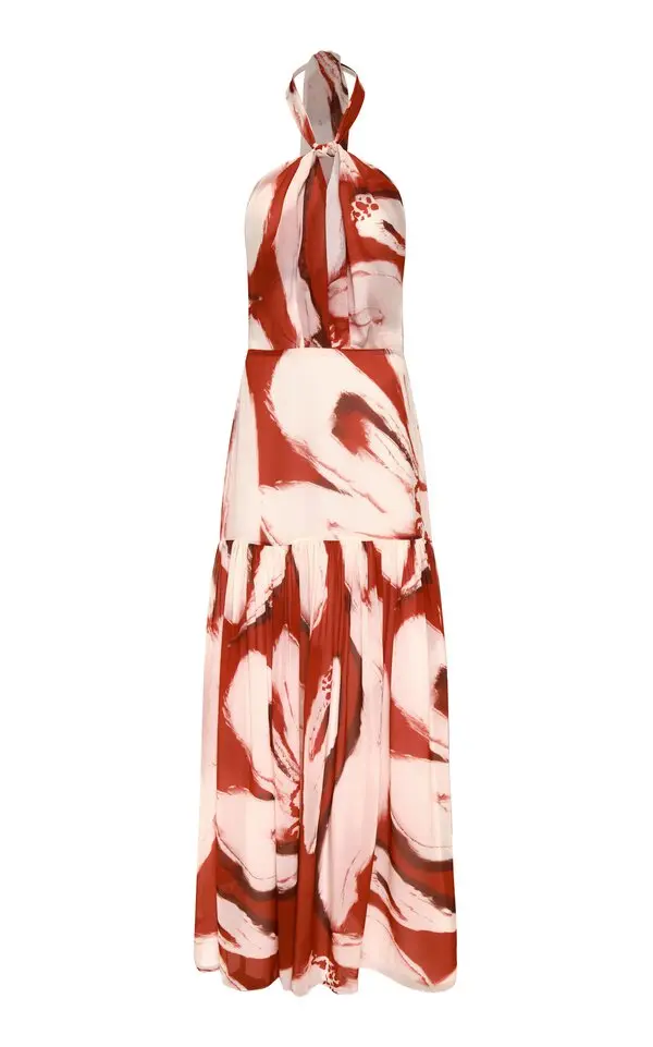 ANDRES OTALORA Un Martini Printed Maxi Dress - Print