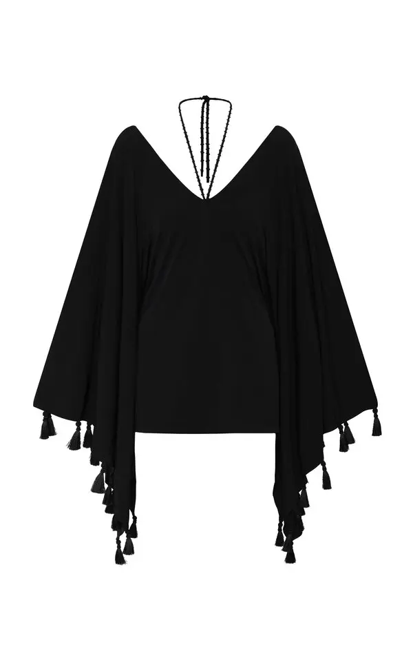 ANDRES OTALORA Mi Bohemia Tassel-detailed Top