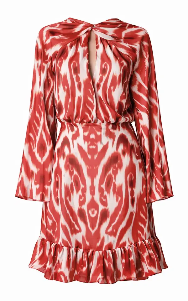ANDRES OTALORA Aurora Callada Printed Mini Dress - Print