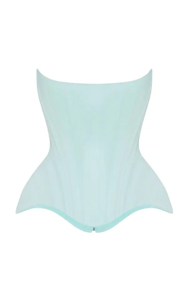 BALYKINA Irma Corset Top - Turquoise