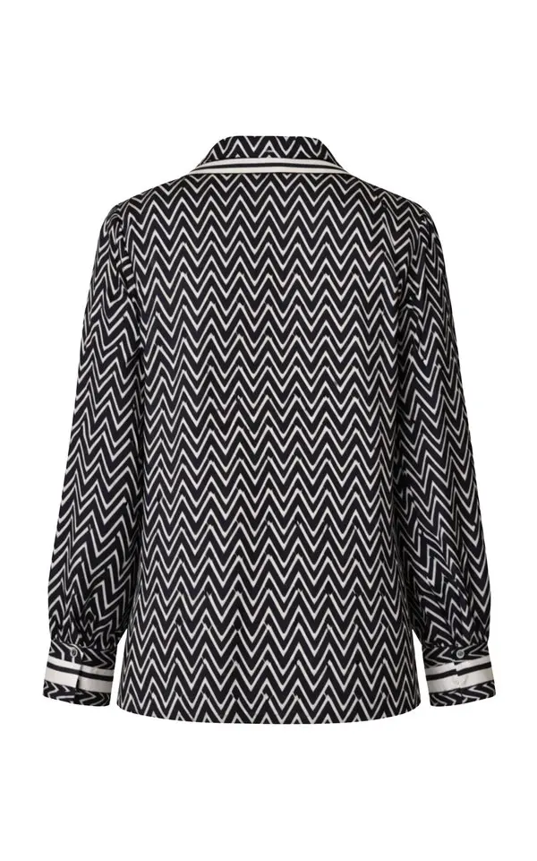 ANDRES OTALORA Aun Permance Patterned Blouse