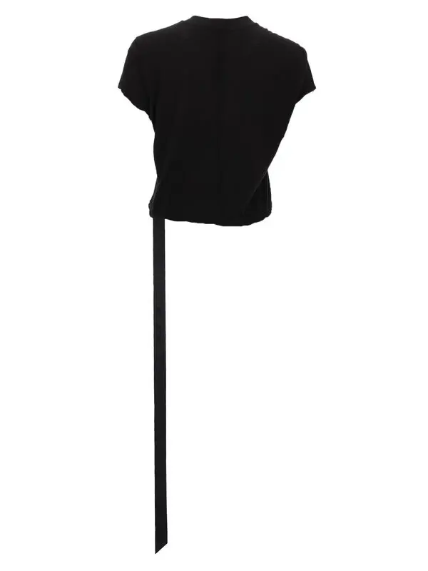 Rick Owens Cropped Small Level T T-shirt - Black