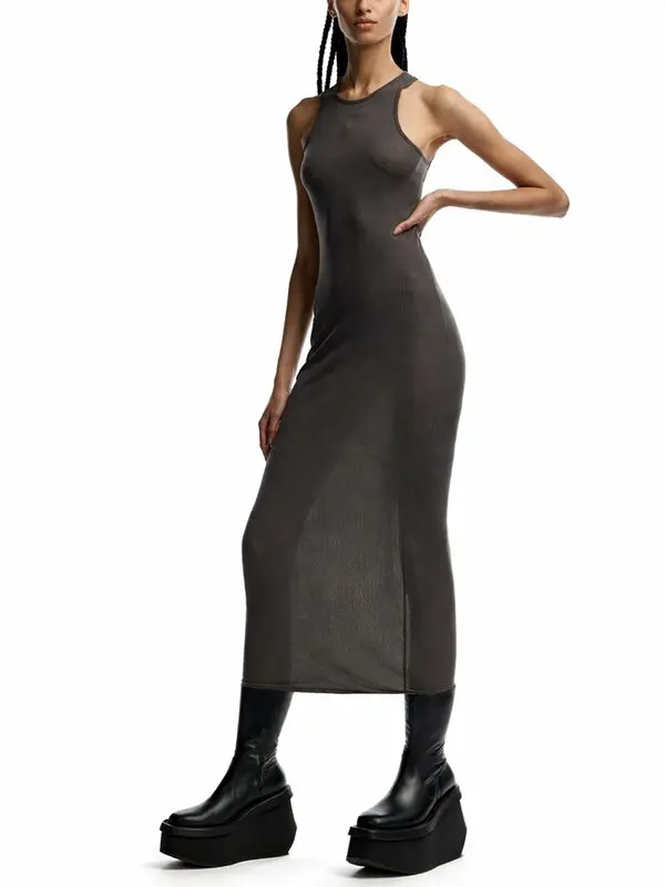 Rick Owens Silk Blend Midi Dress