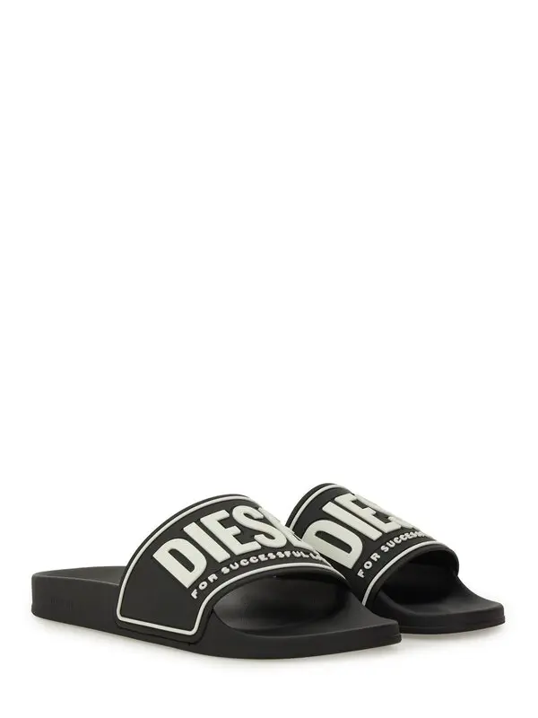 DIESEL Slide Sandal - Black