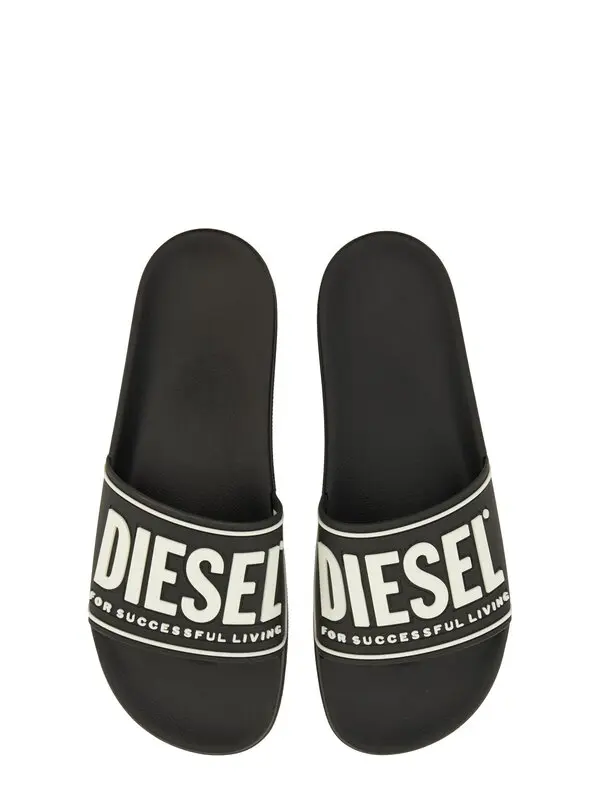 DIESEL Slide Sandal - Black