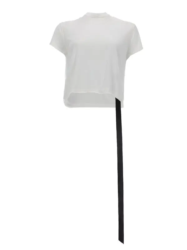 Rick Owens Cropped Small Level T" T-shirt - White