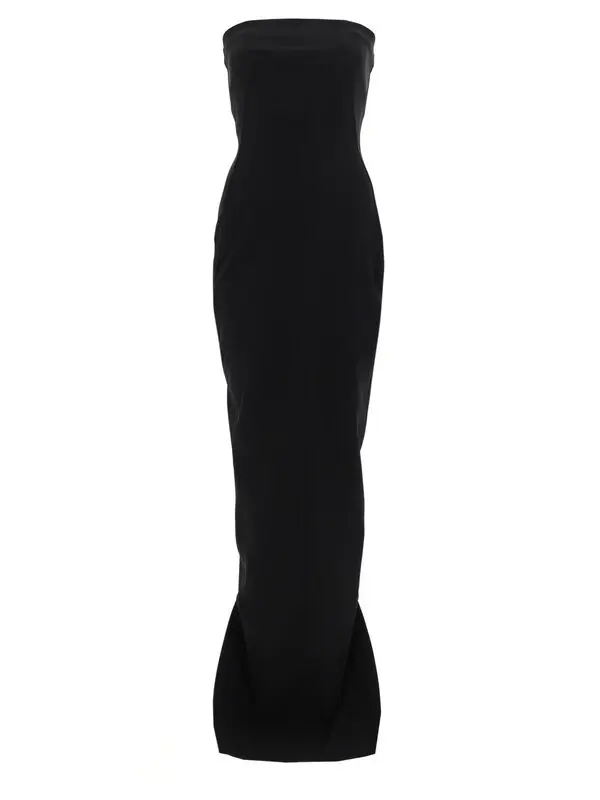 Rick Owens Long "bustier Gown" Dress - Black