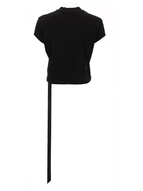 Rick Owens Cropped Level T-shirt - Black