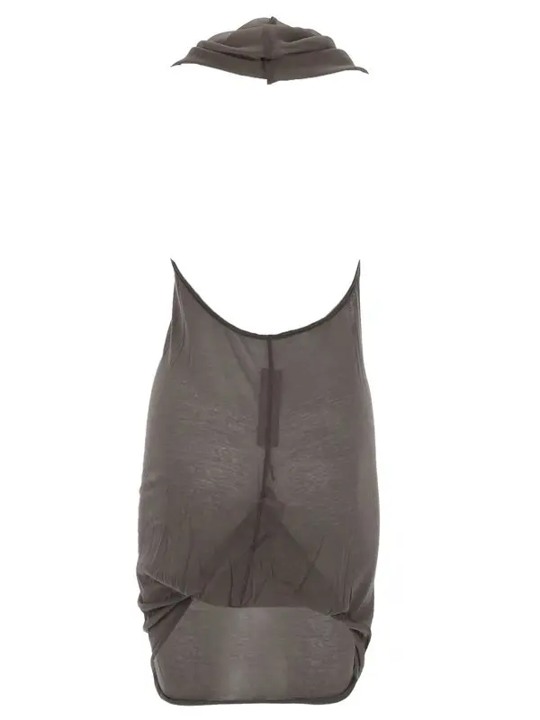 Rick Owens Sunburn Halter Top - Grey