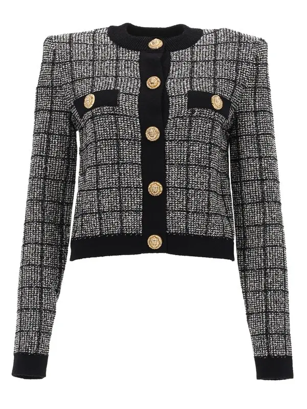 Balmain Cardigan With Jewel Buttons