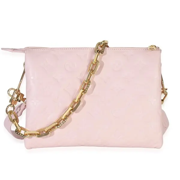 LOUIS VUITTON Monogram Embossed Coussin Pm - Pink
