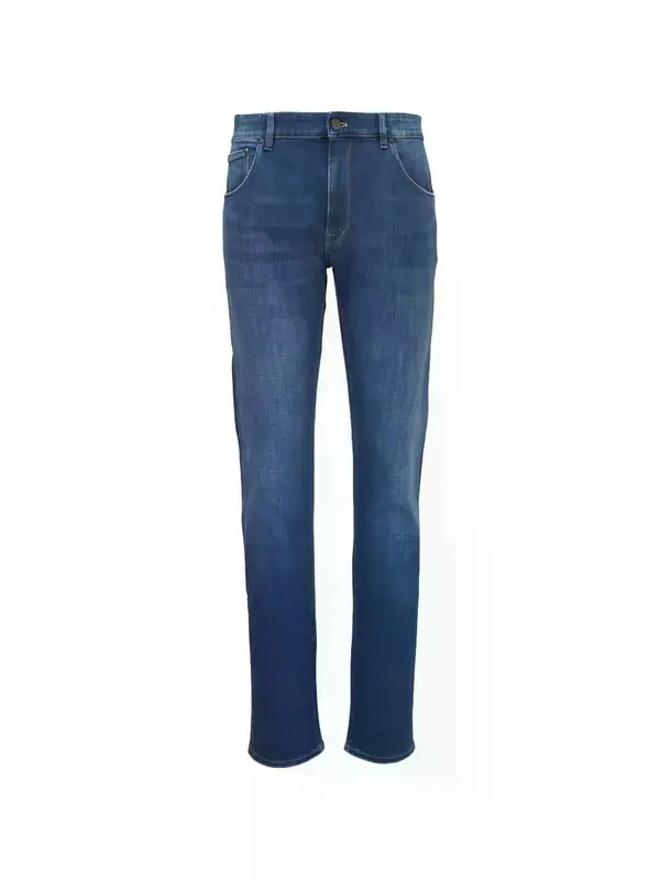 PT TORINO Five-pocket Straight Leg Jeans