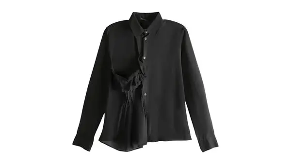 Yohji Yamamoto Front Pintuck Blouse