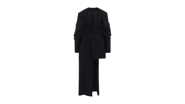 Yohji Yamamoto Gathered Stole Jacket