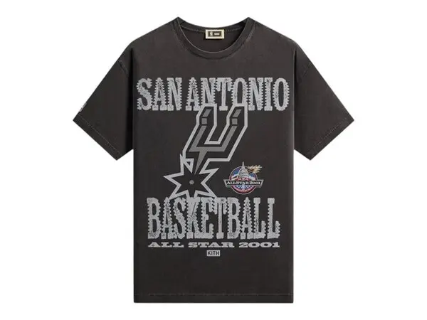 Kith Nba Allstar San Antonio Spurs Vintage Tee Shirt - Black