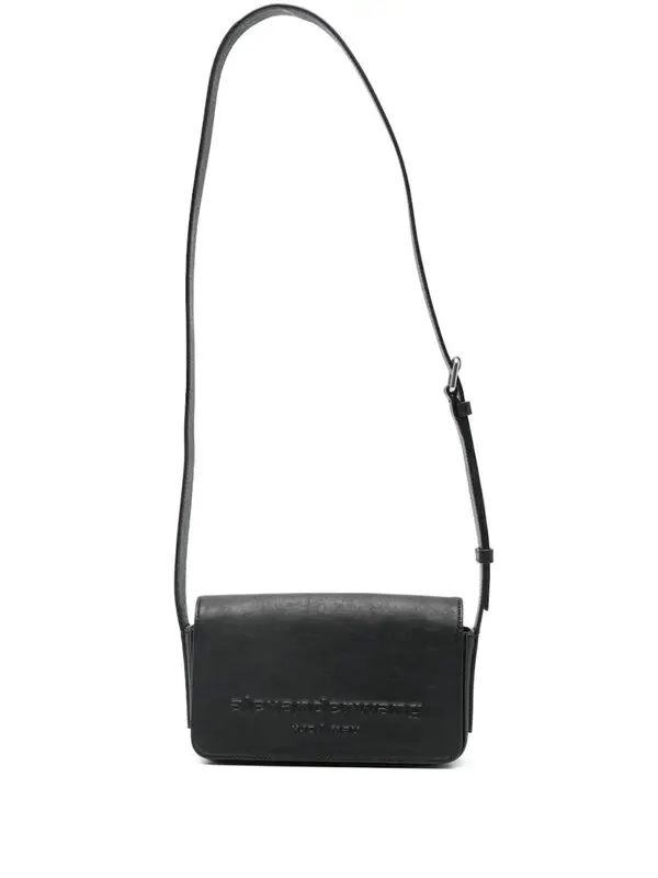 Alexander Wang Punch Flap Crossbody Bag - Black