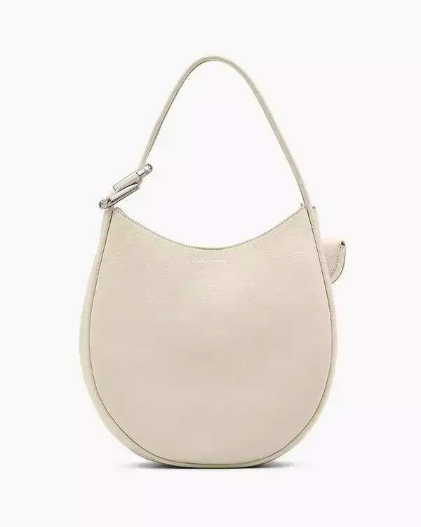 Marc Jacobs Leather Dual Large Hobo Bag - Cloud White