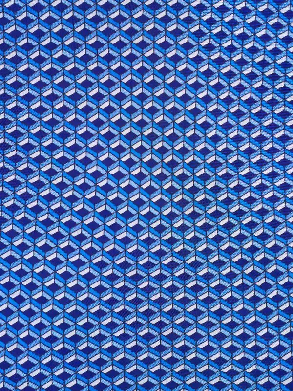 Eton Geometric Pattern Silk Tie