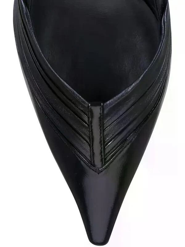 JIMMY CHOO Afia Ruched Slingback Pumps