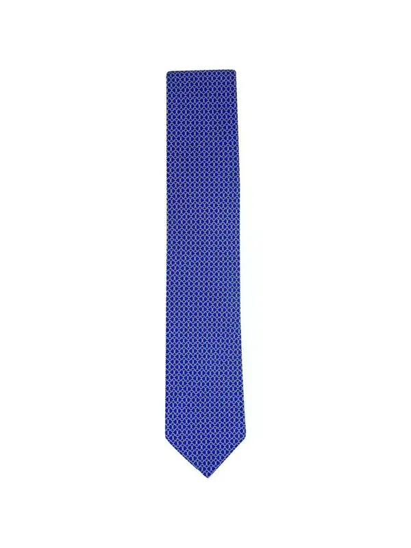 Eton Patterned Neck Tie - Blue