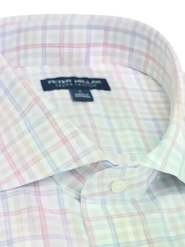 Peter Millar Checked Woven Shirt - White