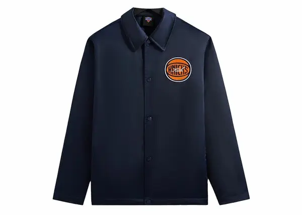 Kith New York Knicks Wool Collared Coaches Jacket - Nocturnal