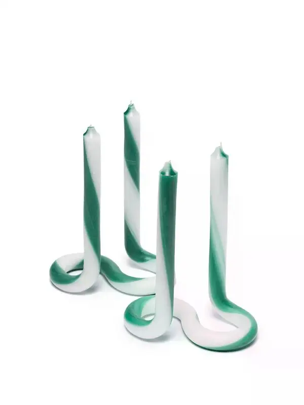 LEX POTT Stripe Twist Dual Candle