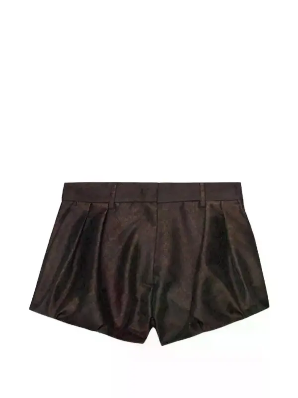 MSGM Belt-loops Pleated Shorts