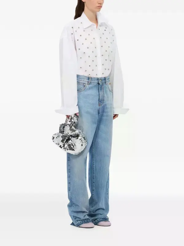 MSGM Sequin-embellished Tote Bag