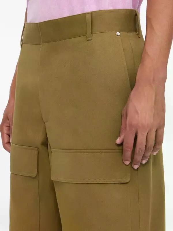 MSGM Cargo-pocket Shorts - Green