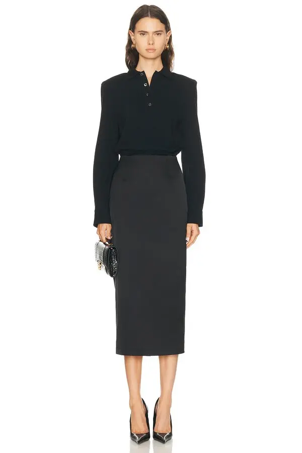 WILLY CHAVARRIA Polo Dress - Black