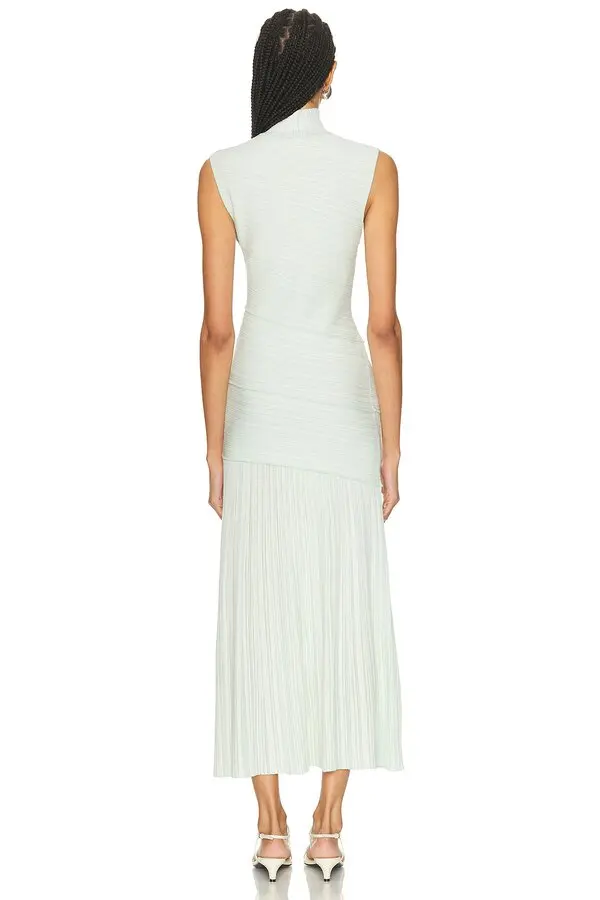 Proenza Schouler Federica Ribbed Turtleneck Maxi Dress