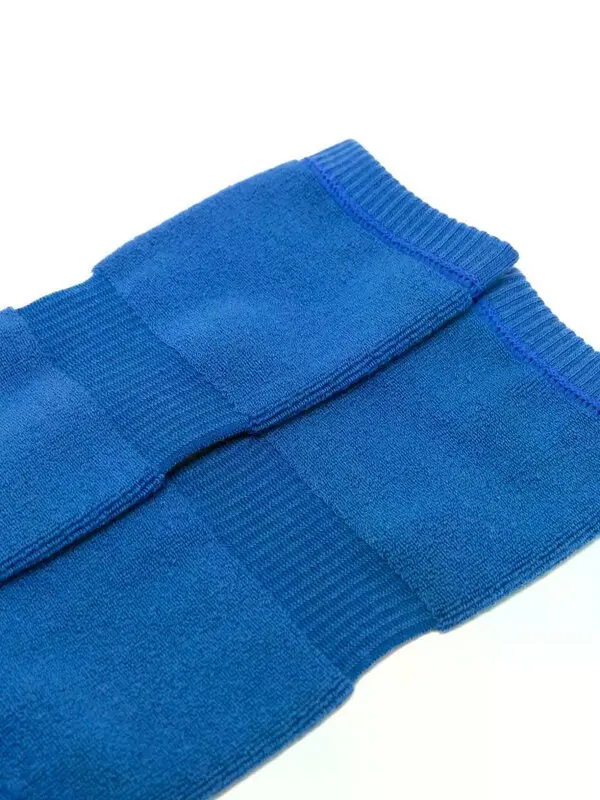Issey Miyake Ribbed Socks - Blue