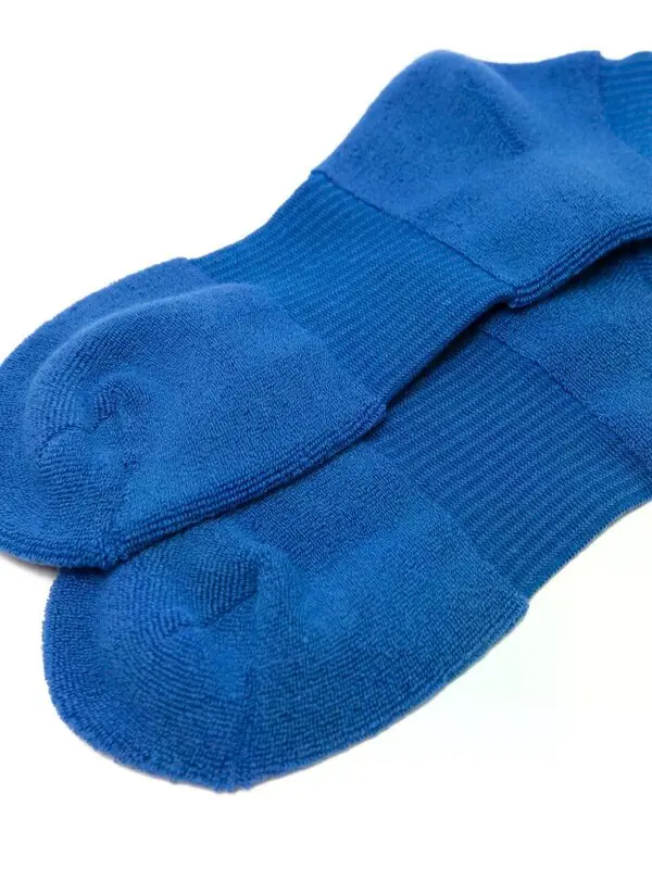 Issey Miyake Ribbed Socks - Blue